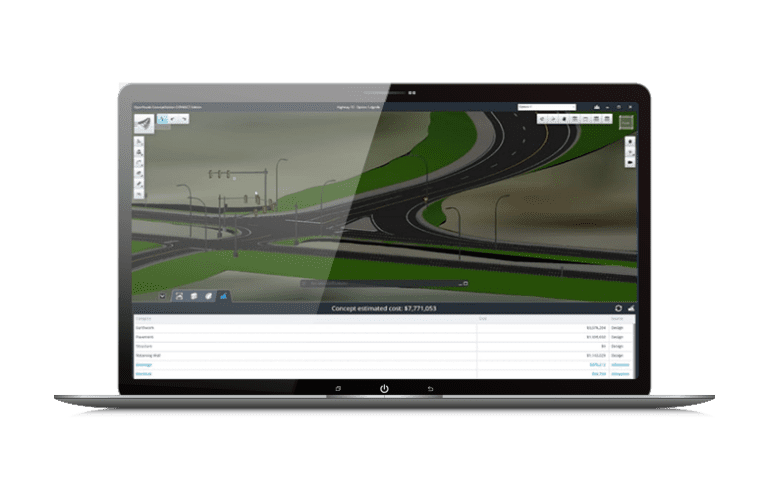 OpenRoads ConceptStation: software de diseño de carreteras | Bentley