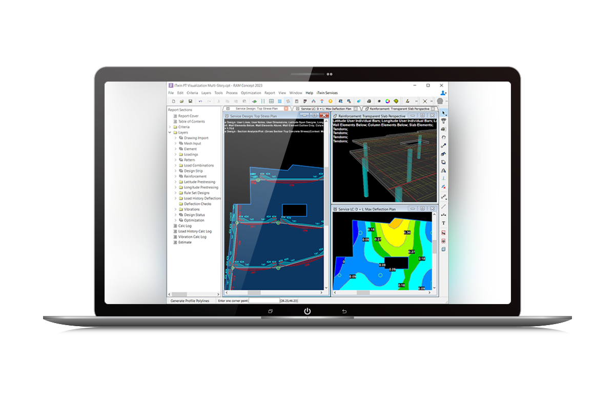 RAM Concept: Concrete Slab Design Software | Bentley Systems