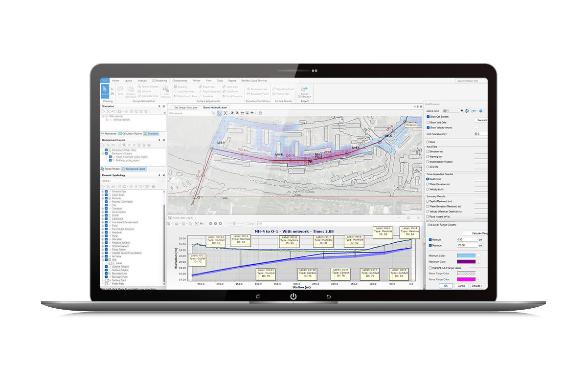 OpenFlows Storm | Hydraulics Modeling Software | Bentley Systems