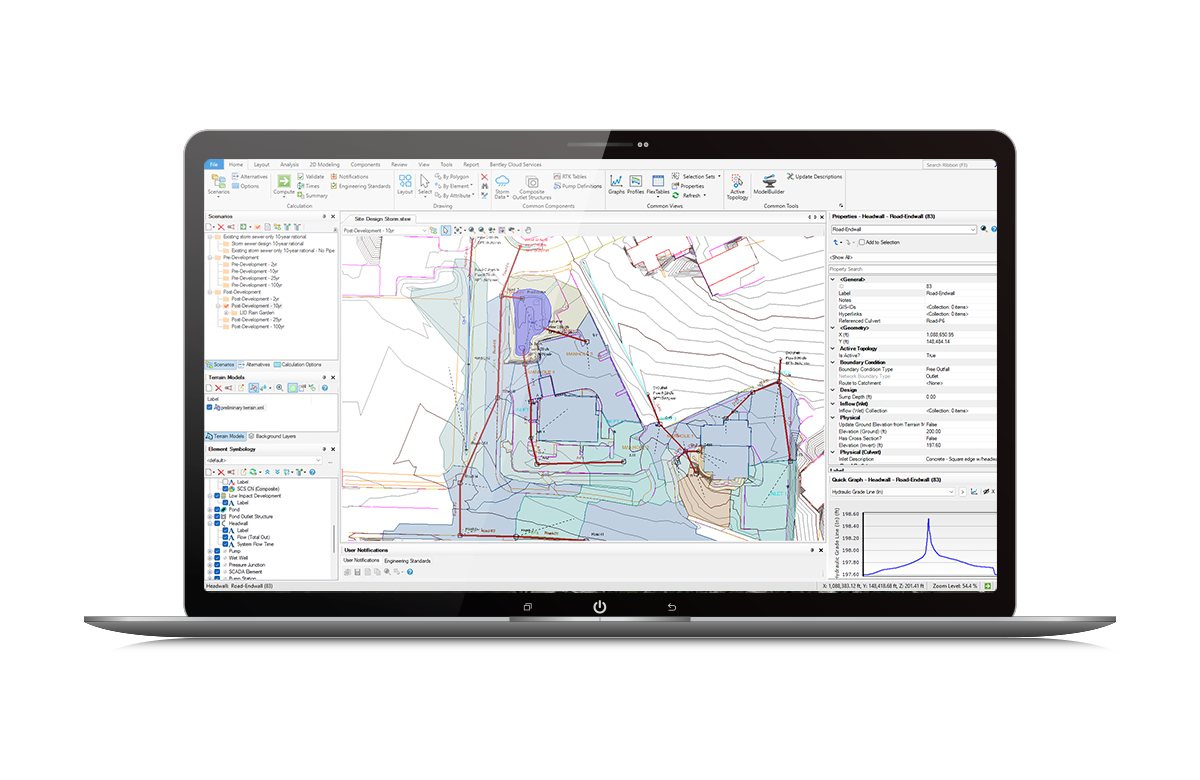 OpenFlows Storm | Hydraulics Modeling Software | Bentley Systems