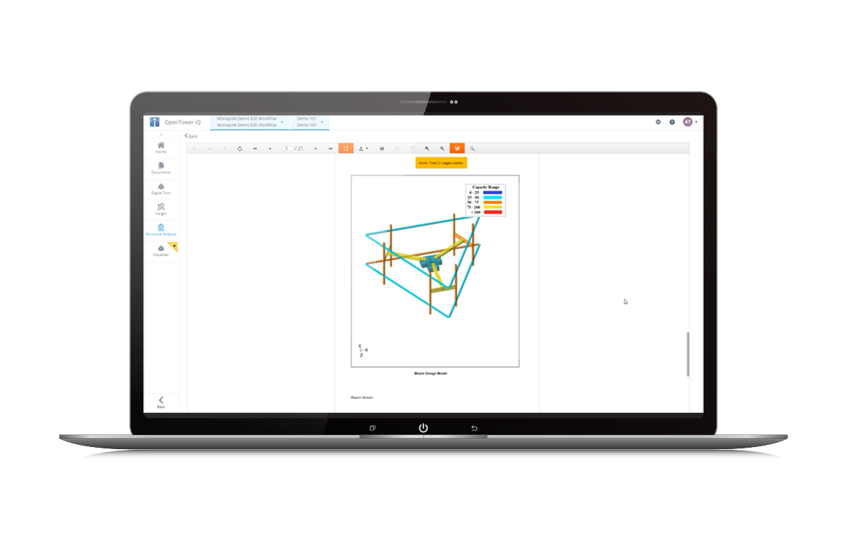 OpenTower iQ: Telecom Tower Digital Twin Solution | Bentley