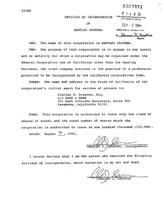 History | Bentley Systems | Infrastructure Engineering Software Company